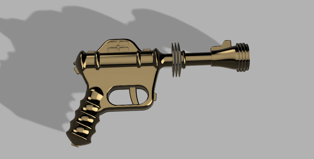 🔫 Foo Fighters Ray Gun Daisy model xz-38 Disintegrator・ STL File for ・Cults