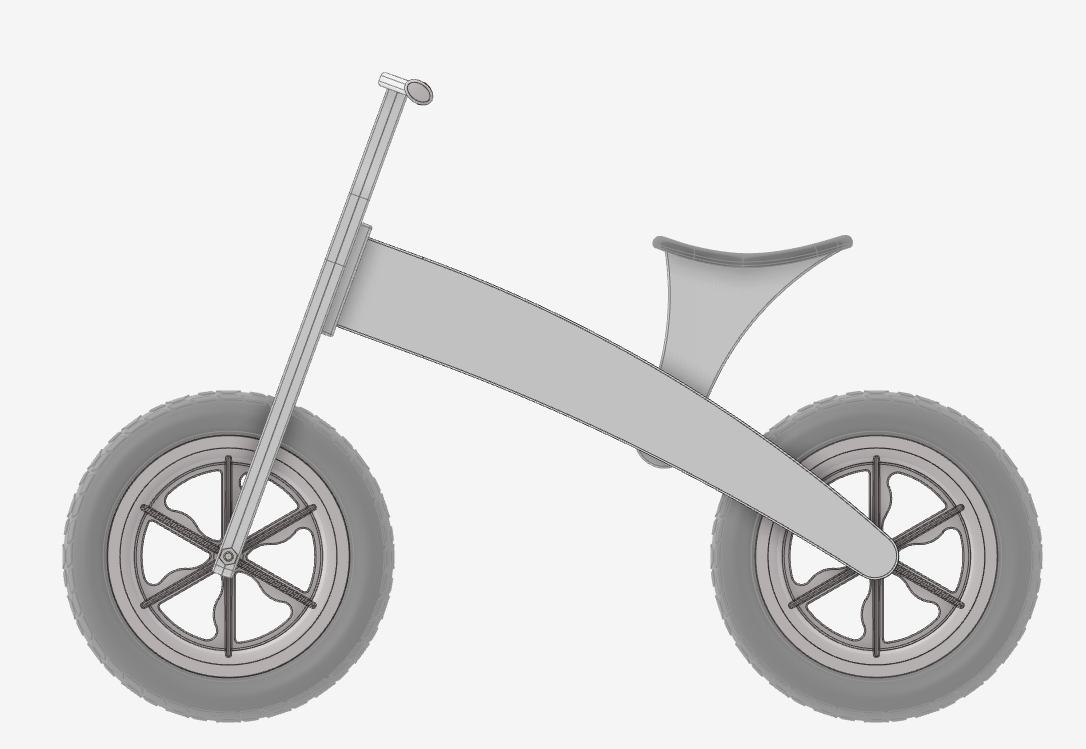 STL file Wooden balance bike 01 🪵 (OBJ)・3D printable model to download ...