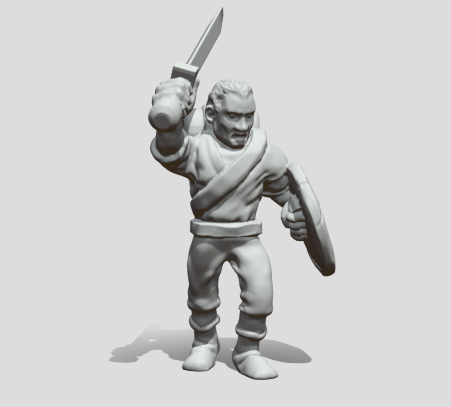 STL file Human Adventurers 🎲 ・3D printer design to download・Cults