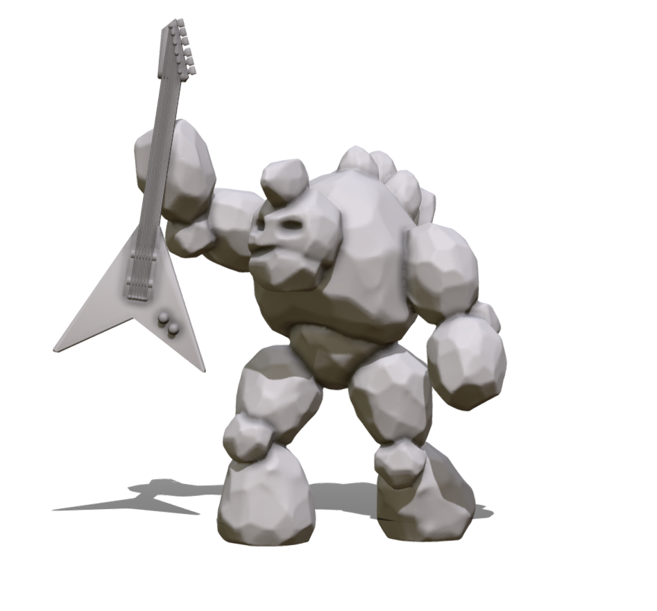 STL file Rock and Roll Rocker 🪨 ・3D printable model to download・Cults