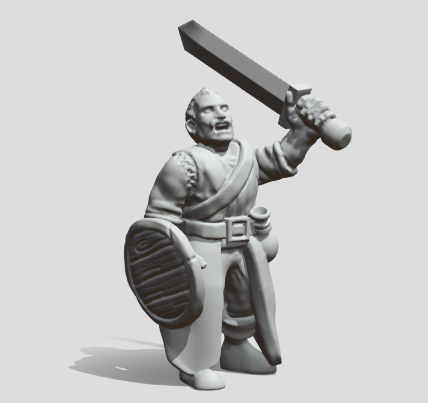 STL file Human Adventurers 🎲 ・3D printer design to download・Cults