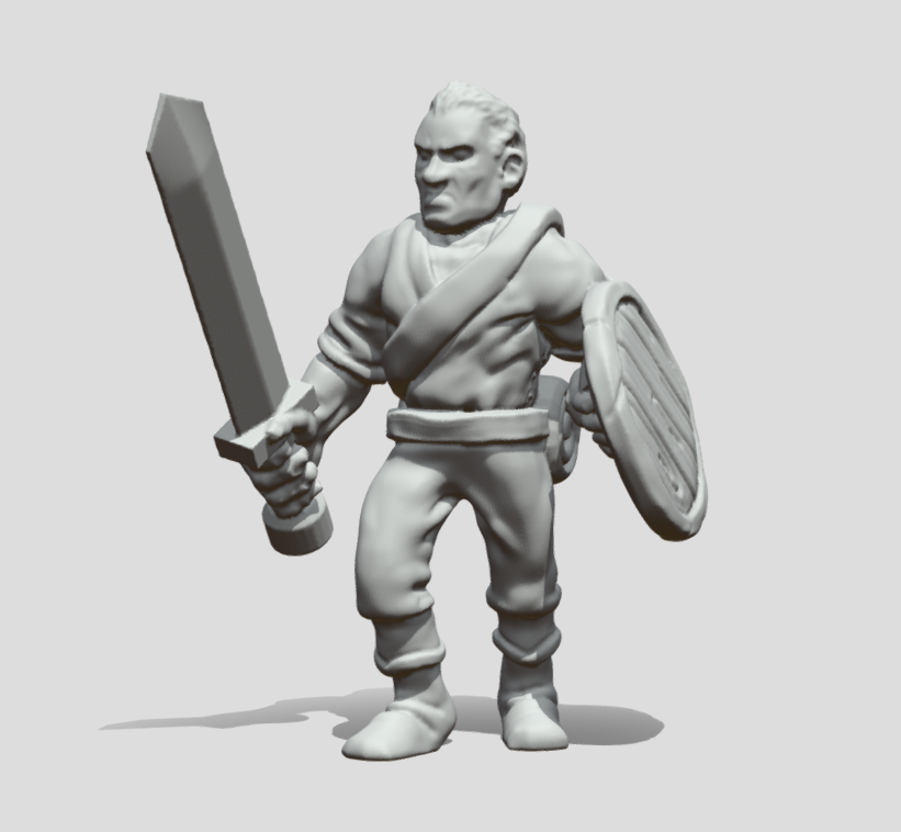 STL file Human Adventurers 🎲 ・3D printer design to download・Cults