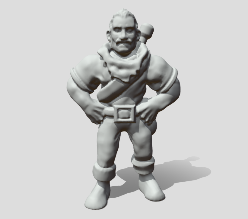 STL file Human Adventurers 🎲 ・3D printer design to download・Cults