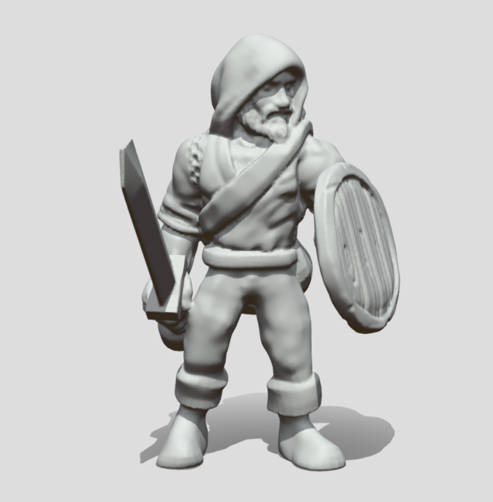 STL file Human Adventurers 🎲 ・3D printer design to download・Cults