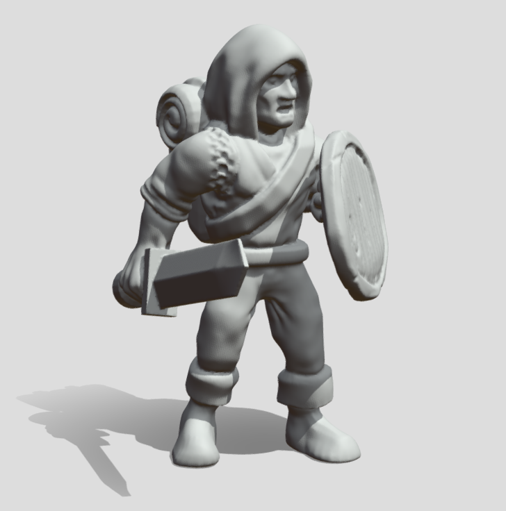 STL file Human Adventurers 🎲 ・3D printer design to download・Cults