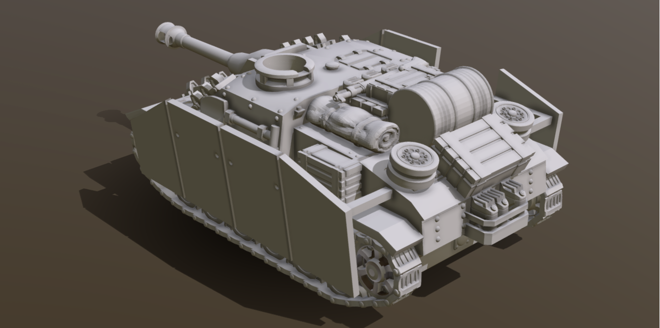 🪖 German Sturmgeschutz Tank Destroyer 28mm WW2・ STL File for ・Cults