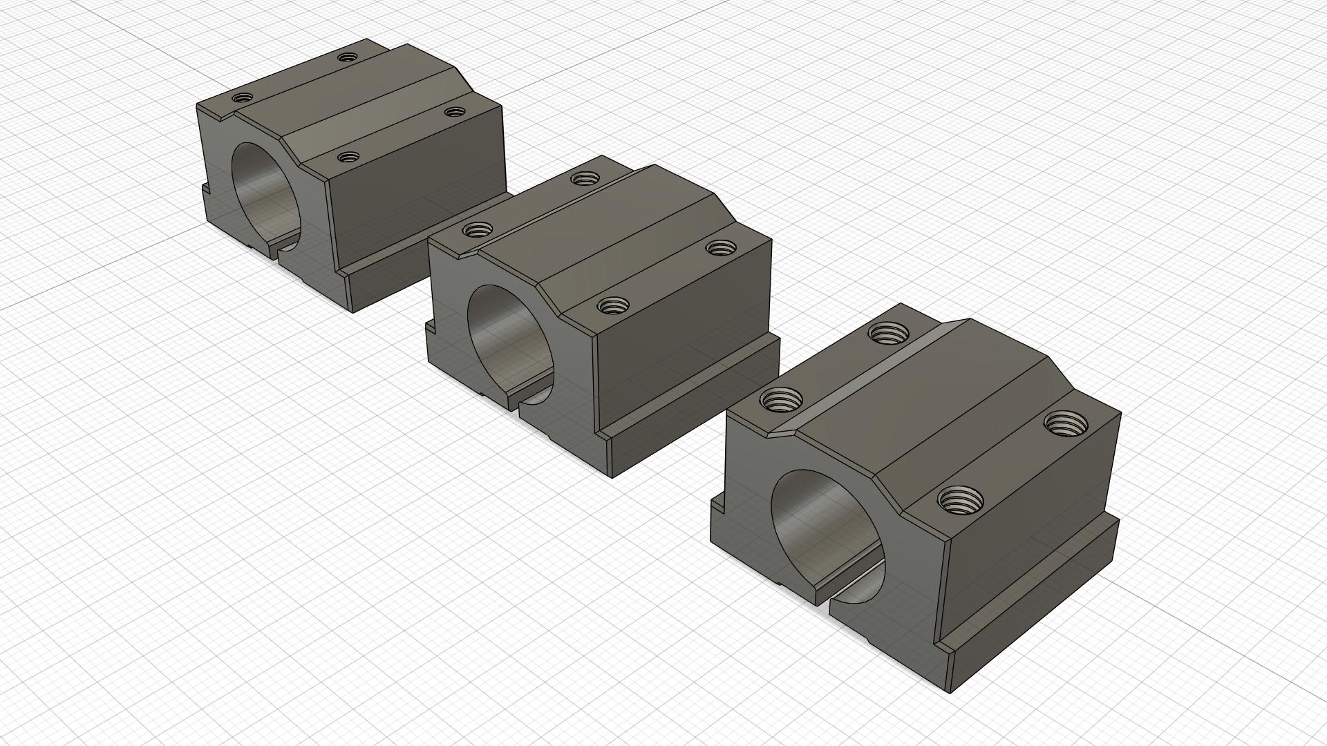 Archivo STL Bloque de rodamientos Sc8uu 🔧 ・Modelo para descargar y ...