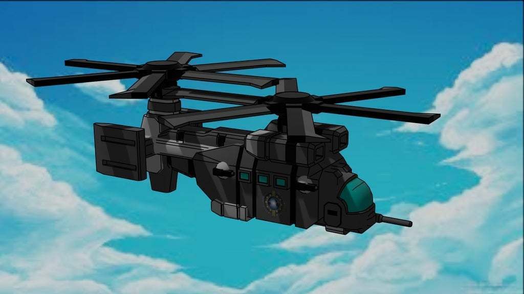 Free STL file transport VTOL 3 🎲 ・3D printable model to download・Cults