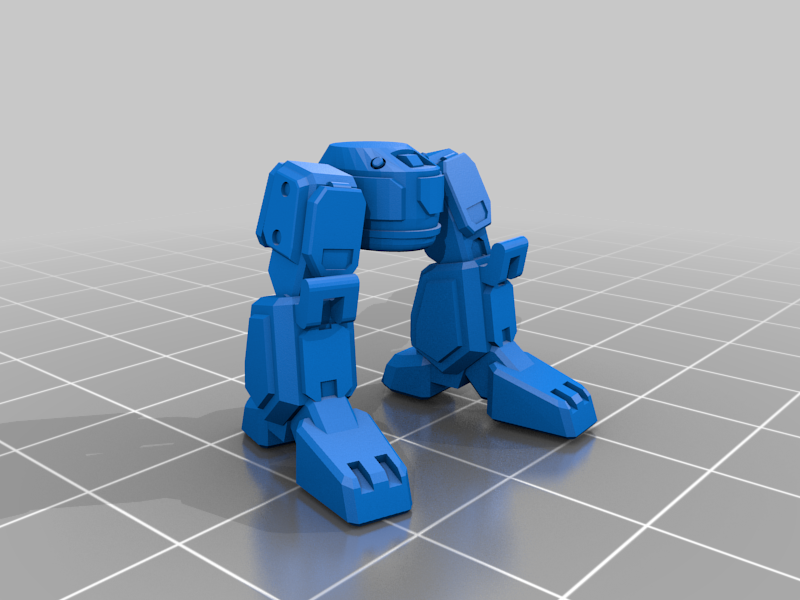 Free STL file Tiny Ursa Sci fi robot 🤖 ・3D printer model to download・Cults