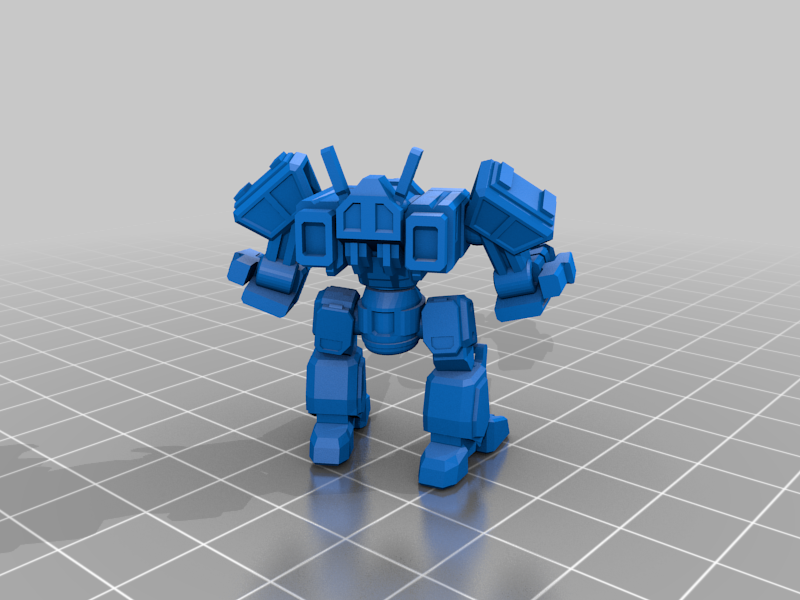 Free STL file Tiny Ursa Sci fi robot 🤖 ・3D printer model to download・Cults