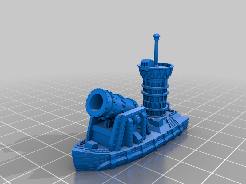 Free STL file Stumpy G reveal Party Cannon barge 🥳 ・3D printable model ...