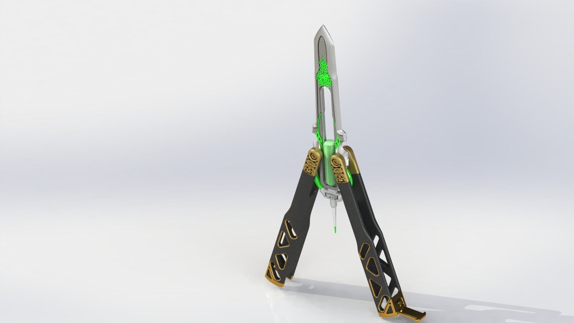 STL file APEX LEGENDS - OCTANE - Butterfly knife 🦋 ・Template to ...