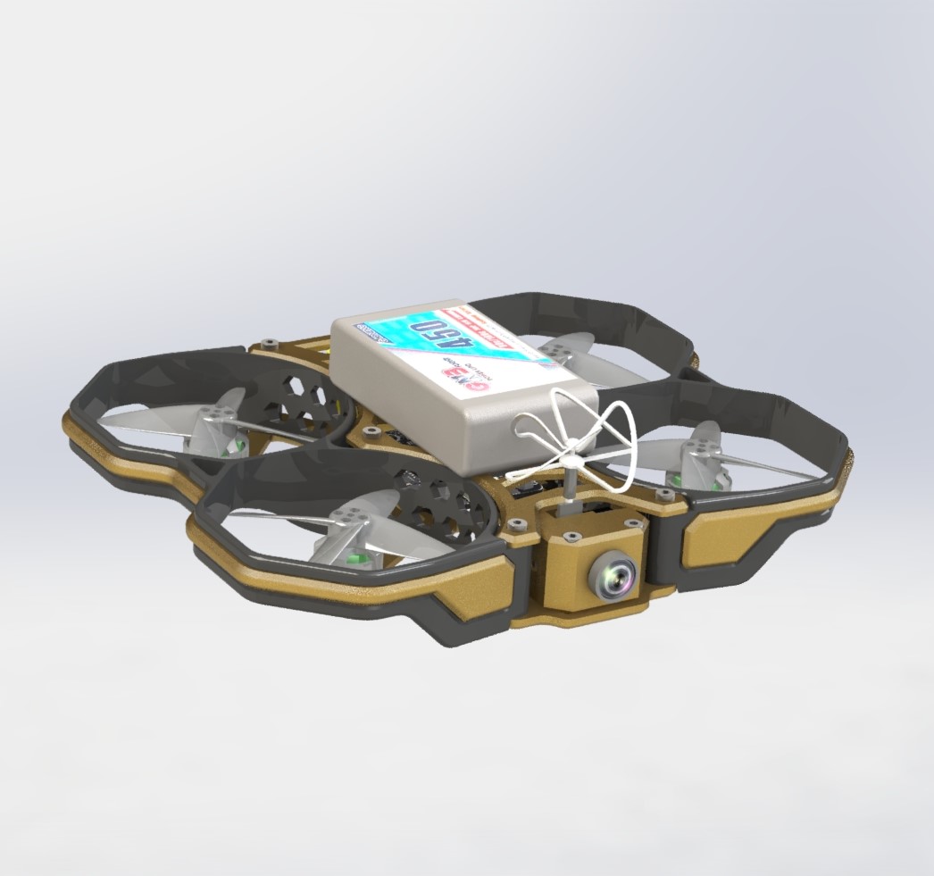 🎲 Mini Drone Chassis・ STL File for ・Cults