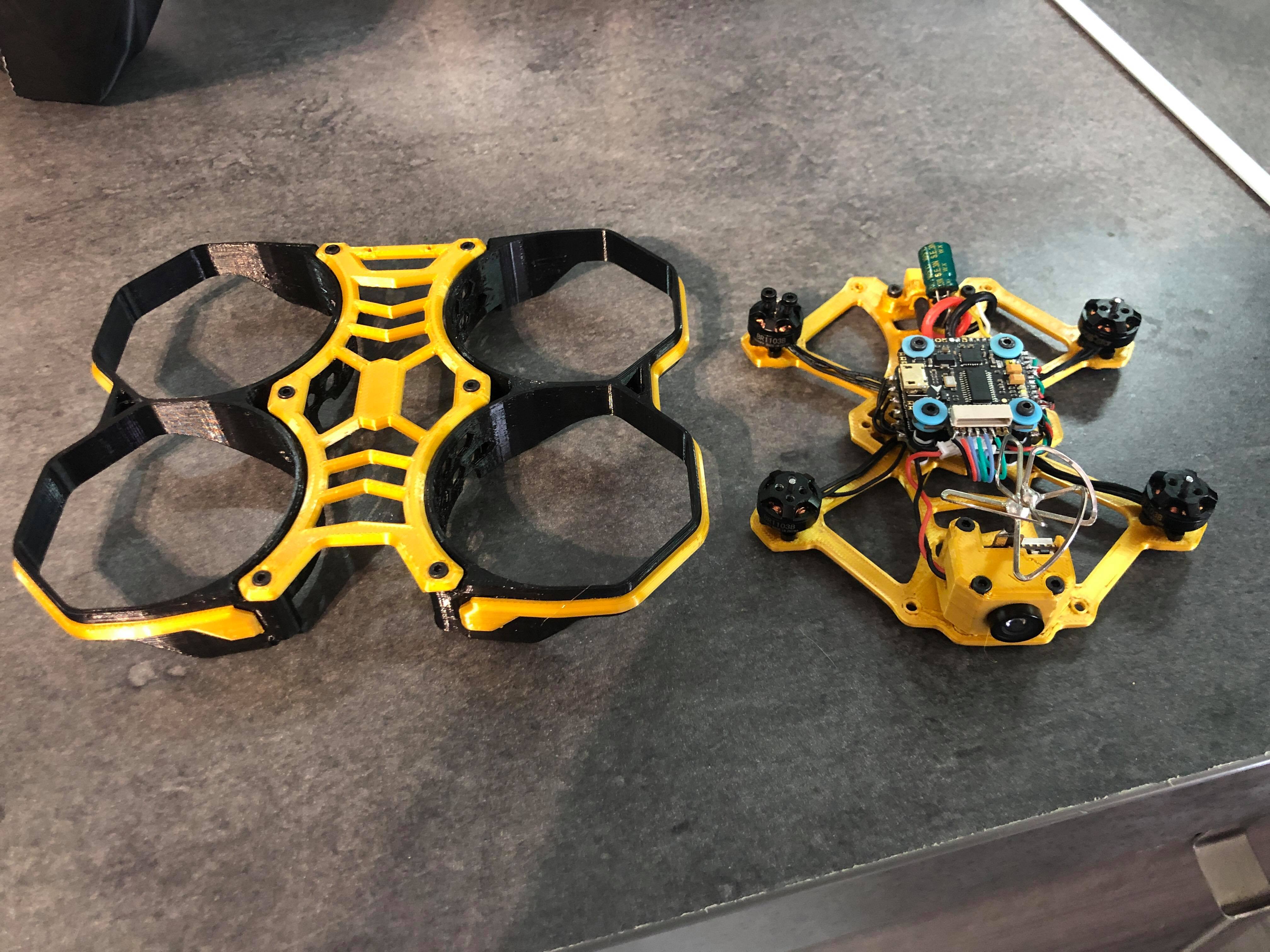 🎲 Mini Drone Chassis・ STL File for ・Cults