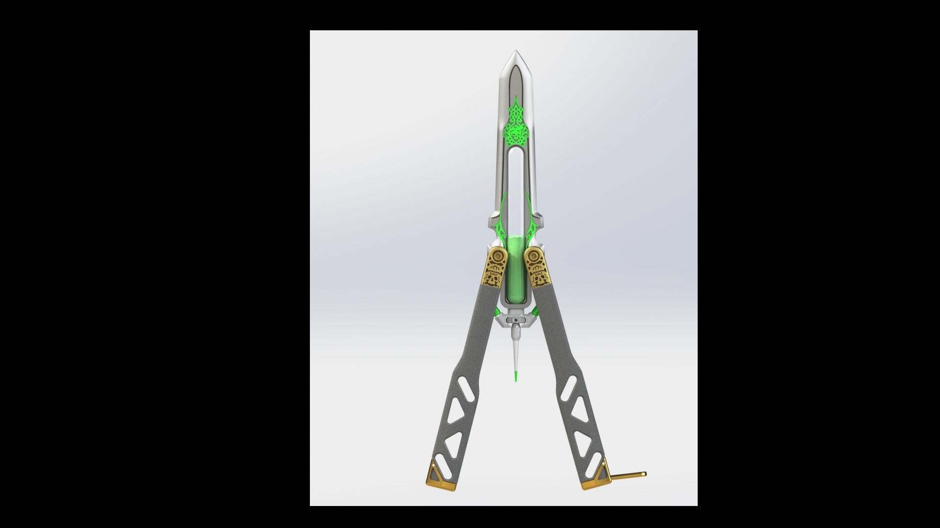STL file APEX LEGENDS - OCTANE - Butterfly knife 🦋 ・Template to ...