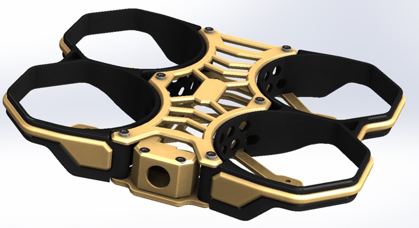 🎲 Mini Drone Chassis・ STL File for ・Cults