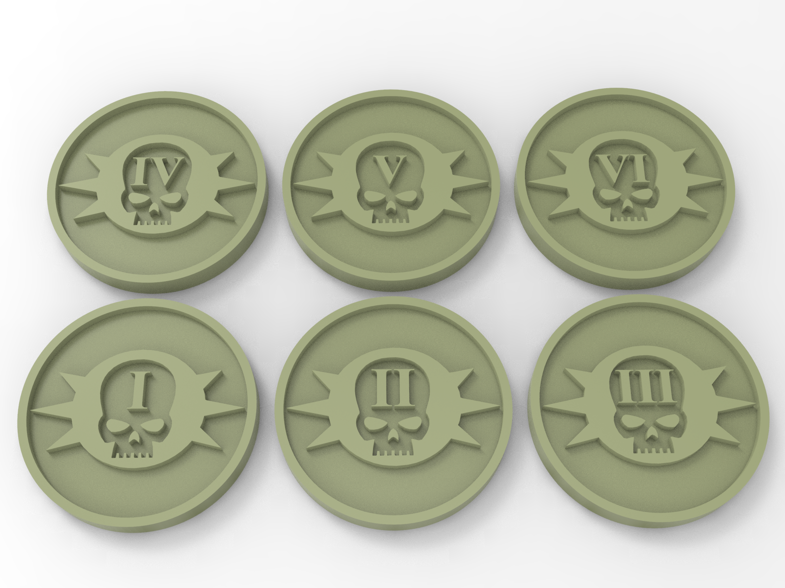 Free STL file Death Guard Objective Markers 💂・3D printing idea to ...