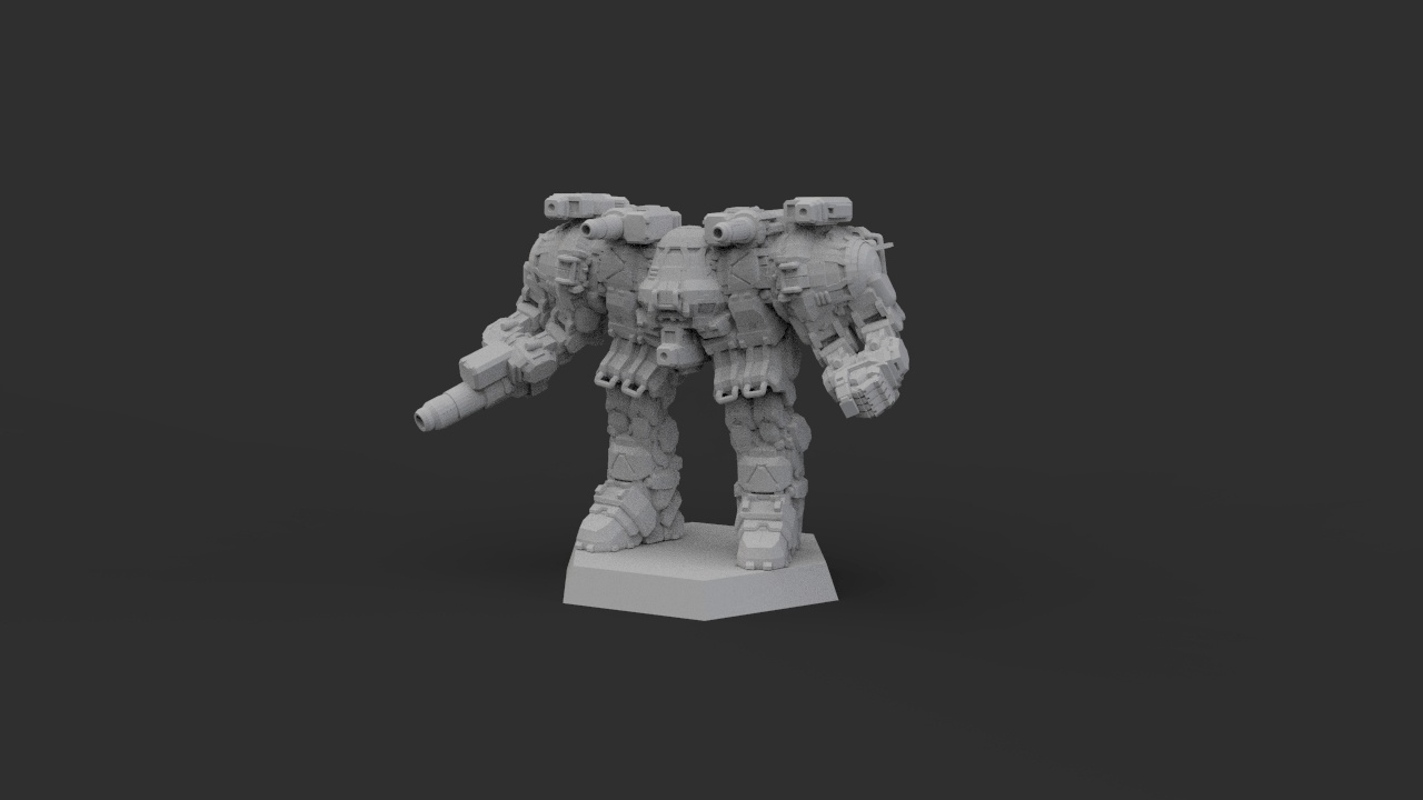 🎲 UrbanMech III (Presupported)・Free STL File for ・Cults