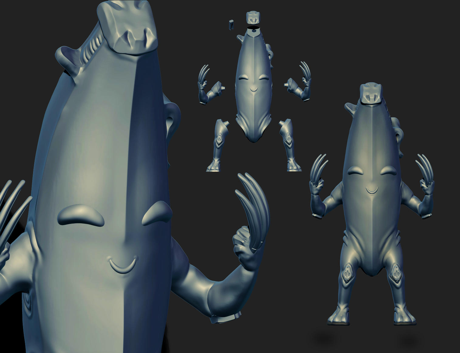 STL file WOLVERINE FORTNITE BANANA 🍌 ・3D printable design to download・Cults