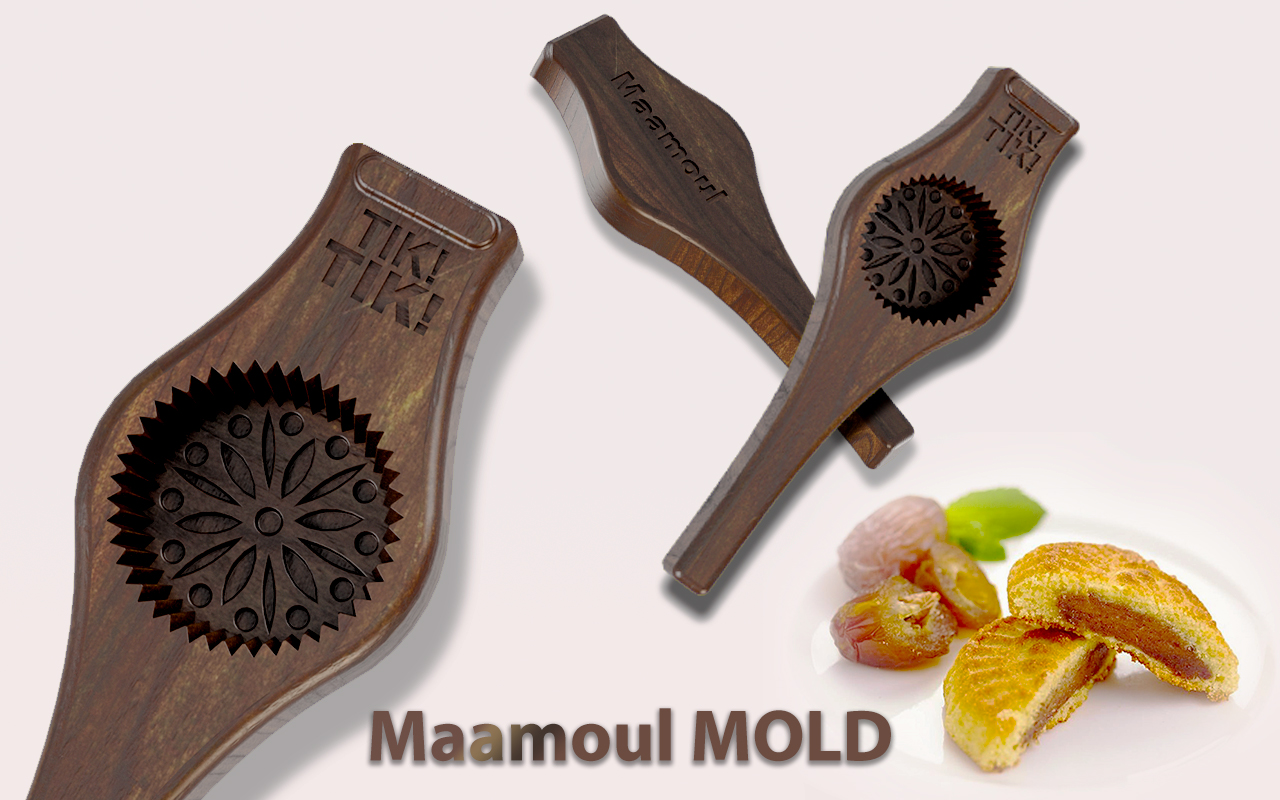 🍪 Ma'amoul Middle Eastern Cookie Mold・ STL File for ・Cults