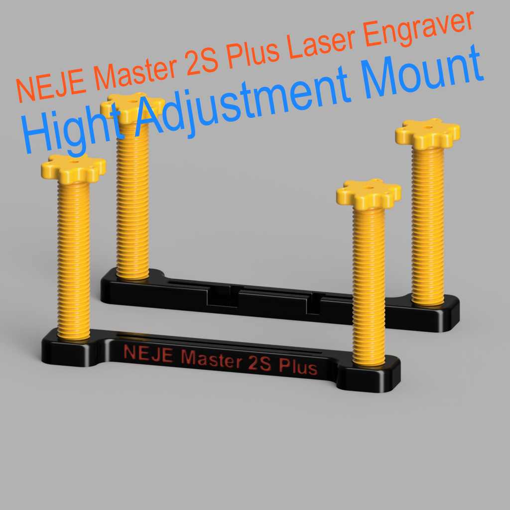 Fichier STL gratuit NEJE Master 2S Plus Laser Engraver Hight Adjustment ...