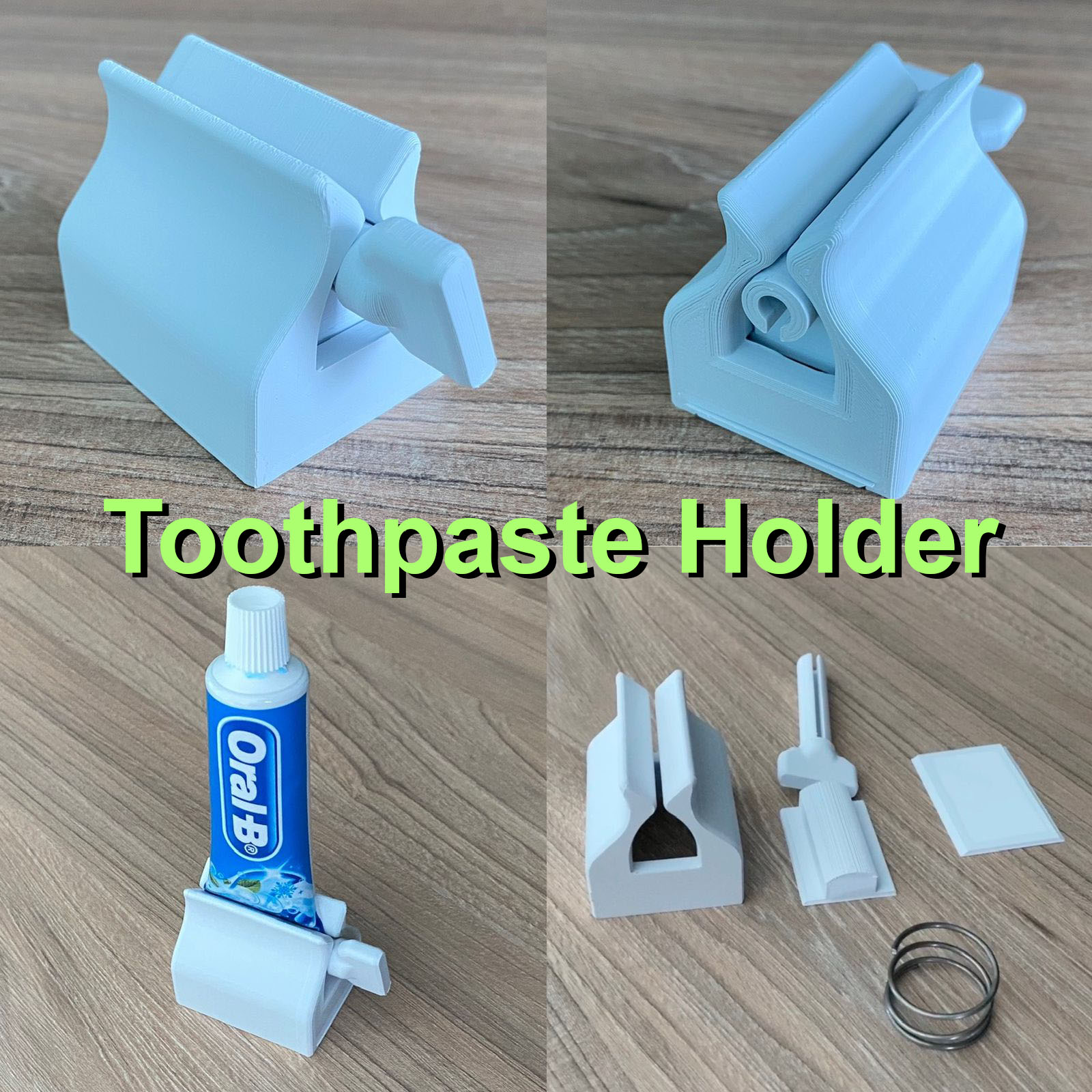 Free STL file Toothpaste Holder 🪥 ・3D printable model to download・Cults