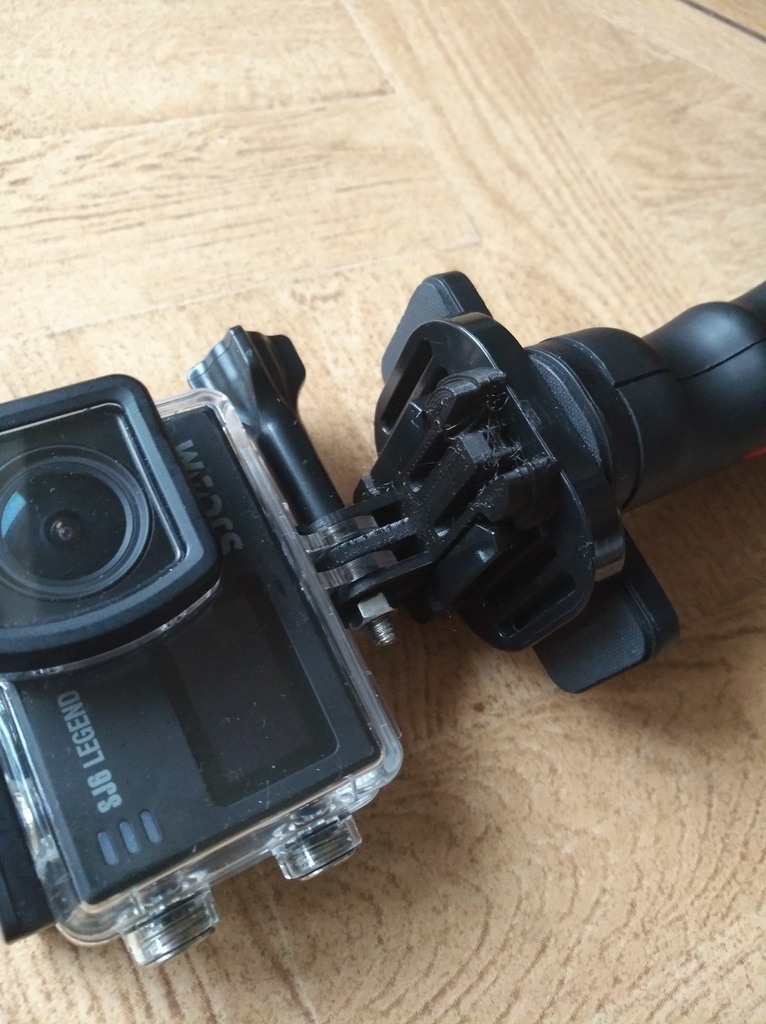 Free 3D file SJCAM&GoPro adapter for old denver support&grip 👴 ・3D ...