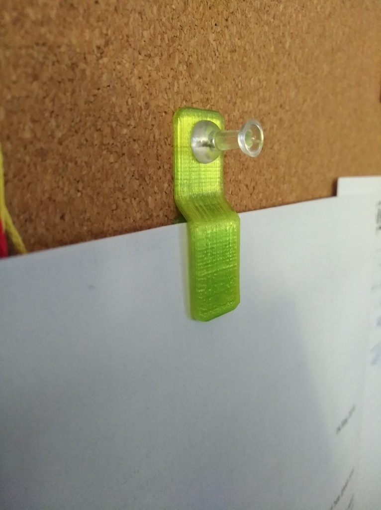 🏢 Wall mount paper clip - upgraded・Free 3D File for ・Cults