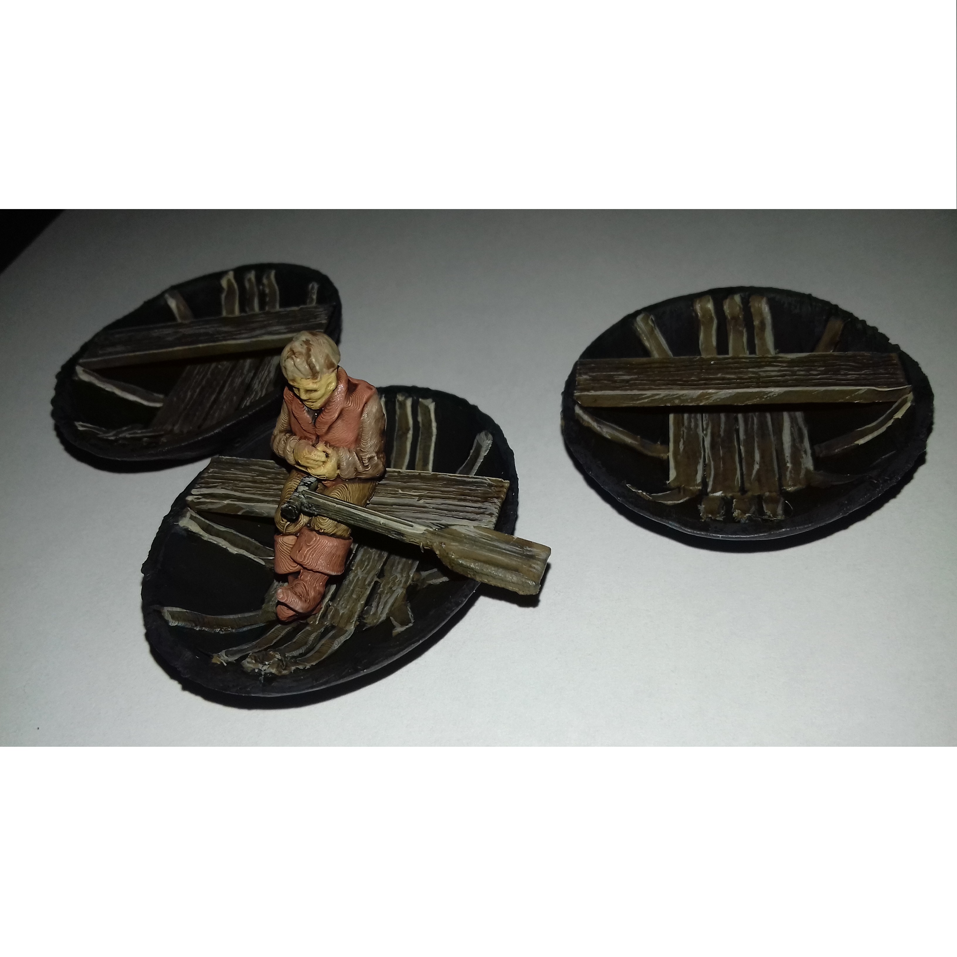 🛥️ 28mm Scale Coracle・Free STL File for ・Cults