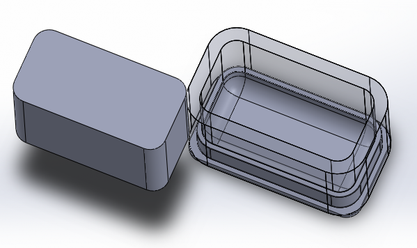 📱 Rectangular solid shampoo press with rounded edges・ STL File for ・Cults
