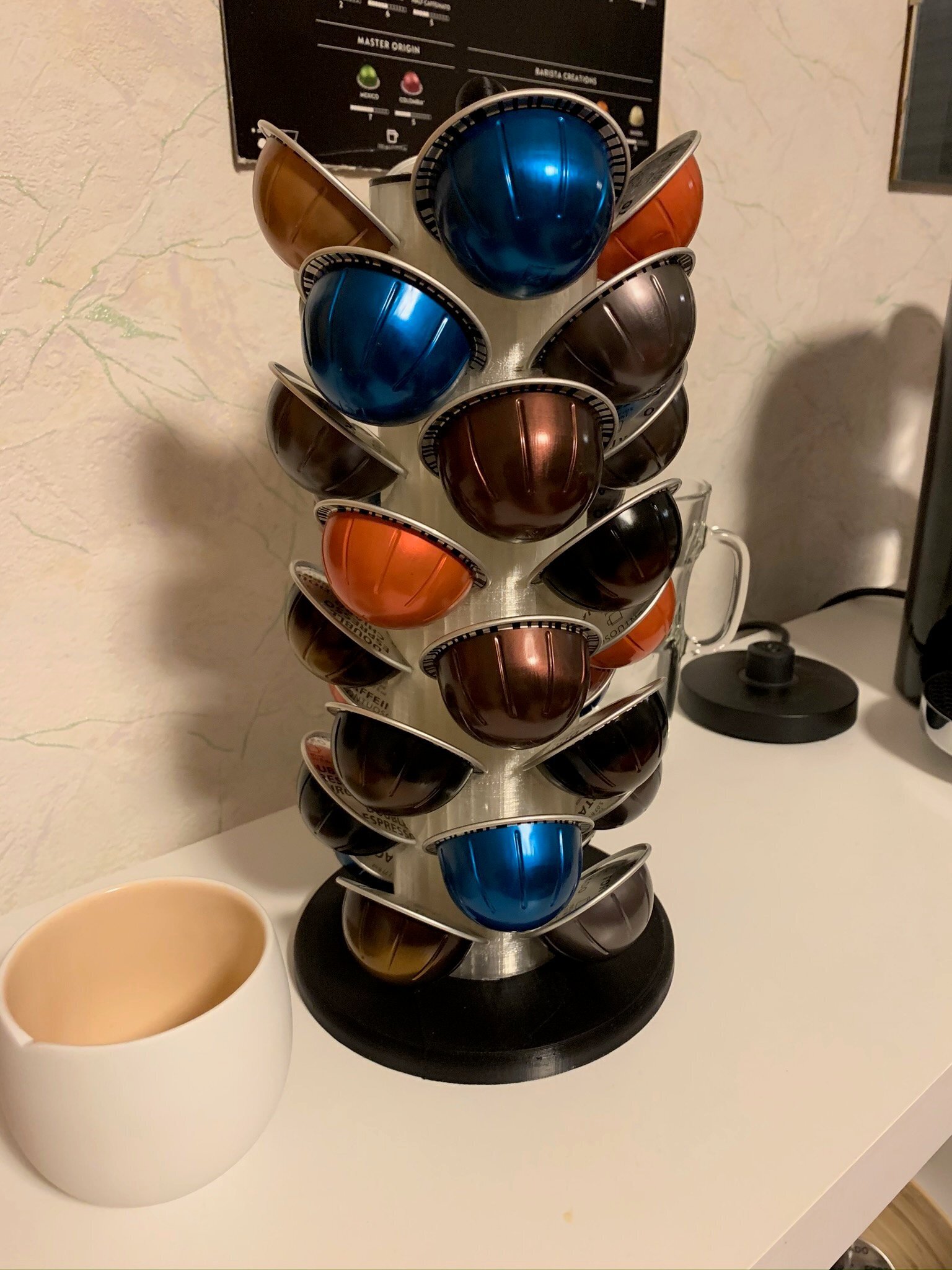 3D printed Nespresso Vertuo Capsule Tower・Cults