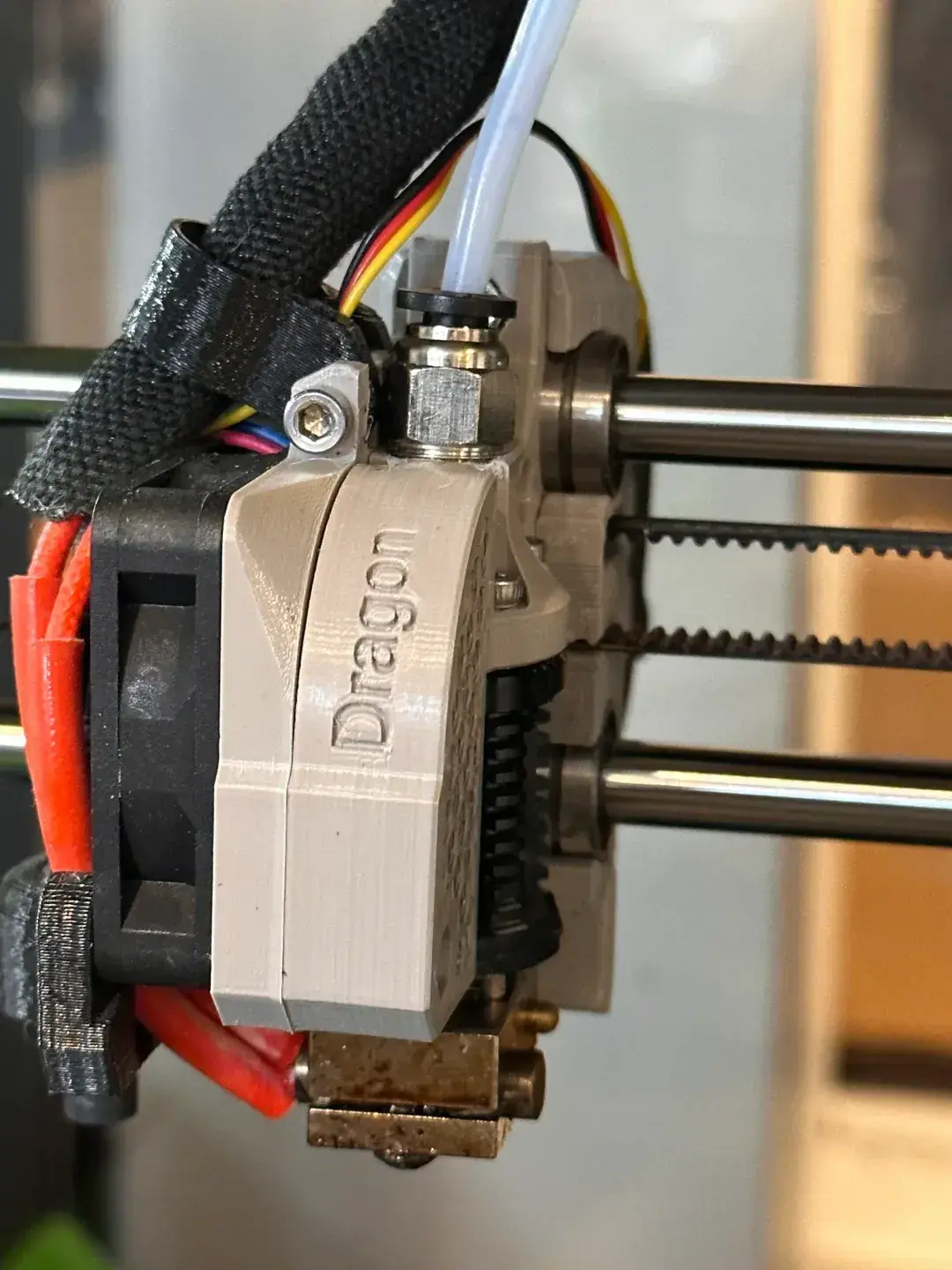 🐉 Prusa Mini(+) Mount for Dragon Hotend, With a PC4-M10 Bowden Tube ...