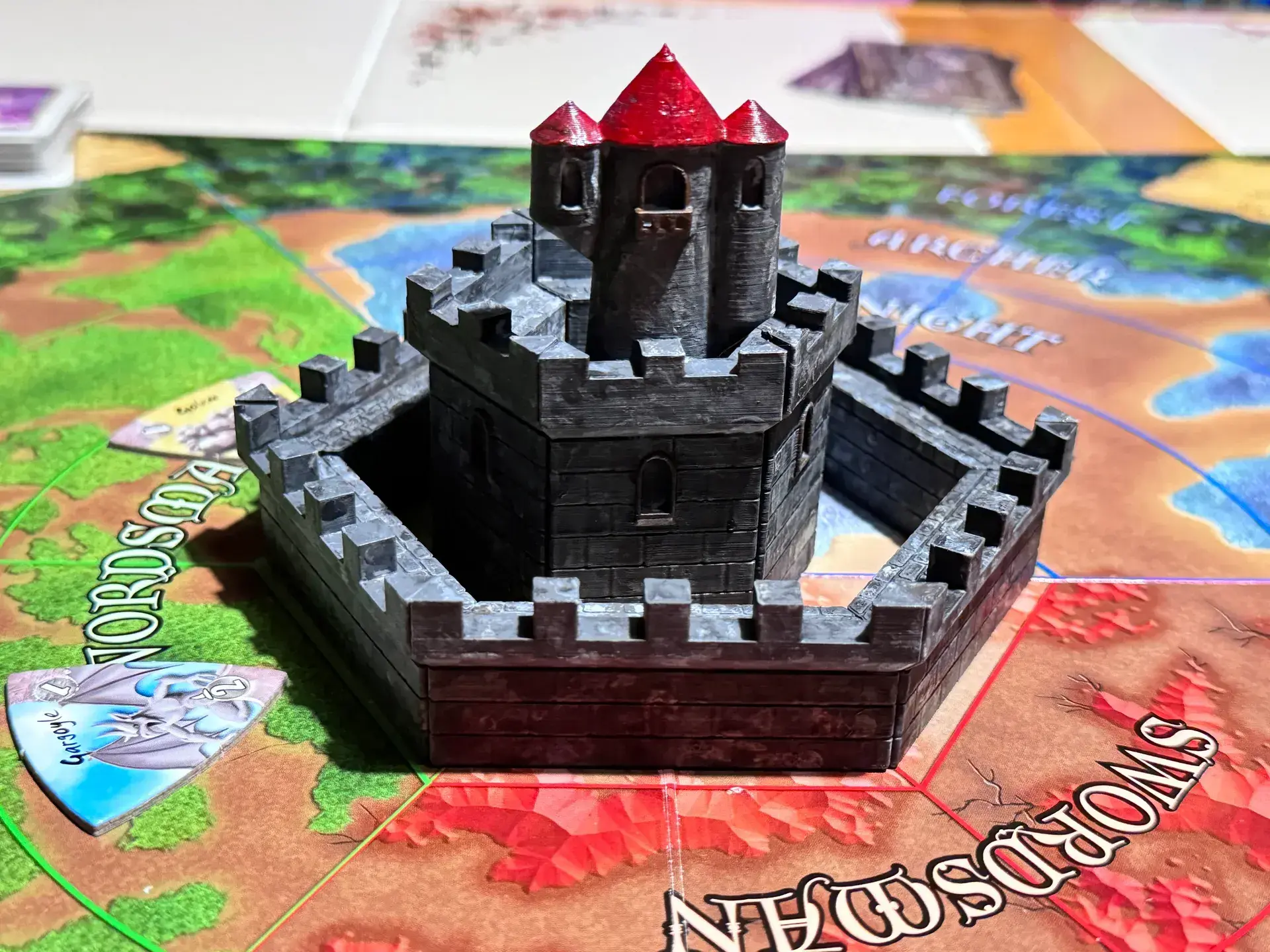 Free 3D file Connecting Towers, Walls, and Wizard Tower for Castle Panic 🏰 ・3D printing design ...