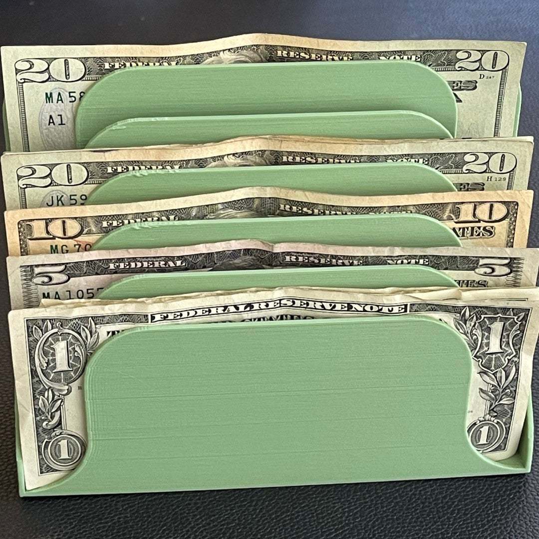 💵 Dollar Bill Holder/Sorter/Organizer・Free STL File for ・Cults