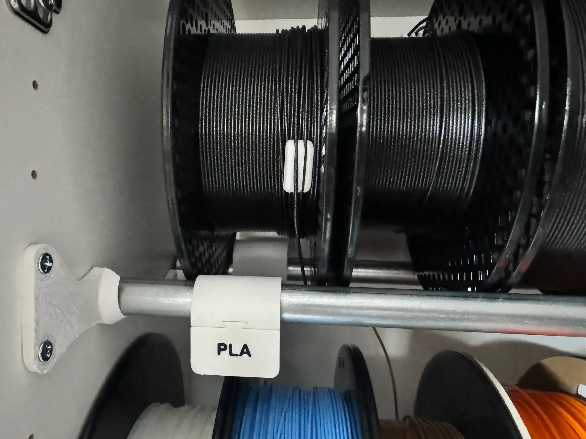 Archivo 3D gratuito Filament Labels for IKEA Billy Spool Holder System ...