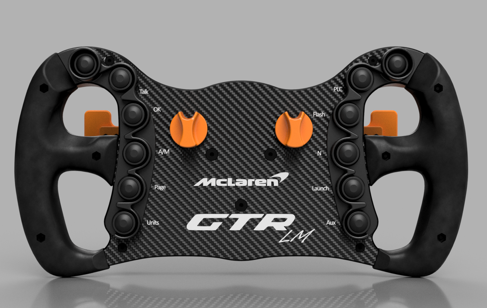 🛞 McLaren Senna/720S GT3 Steering Wheel [DIY]・ STL File for 3D printing ...