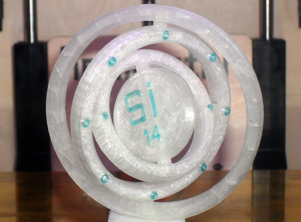 3D printed Customizable Atom Deluxe (every element preconfigured)・Cults