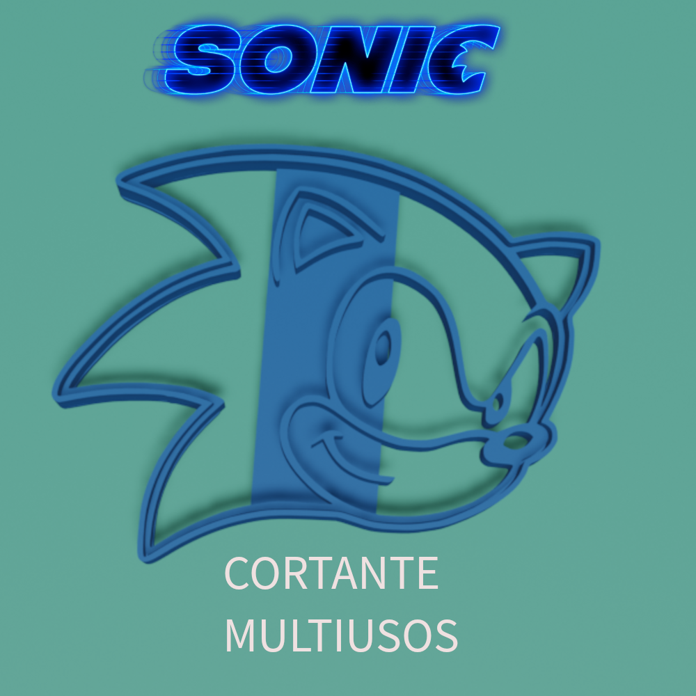🍪 SONIC MULTI-PURPOSE CUTTER x2 sizes (cookies, porcelain, etc)・Free 3D ...