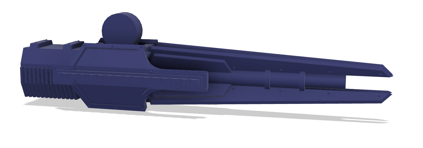 🤏 40k Small Titan Wall Lord Saturnyne Lascutter・Free STL File for ・Cults