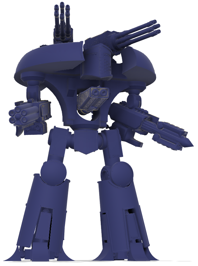 🤏 40k Small Titan Seige Titan・Free STL File for ・Cults