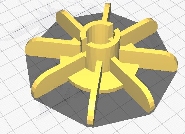 Free STL file Small fan radius 7.5 mm 🤏 ・3D print design to download・Cults