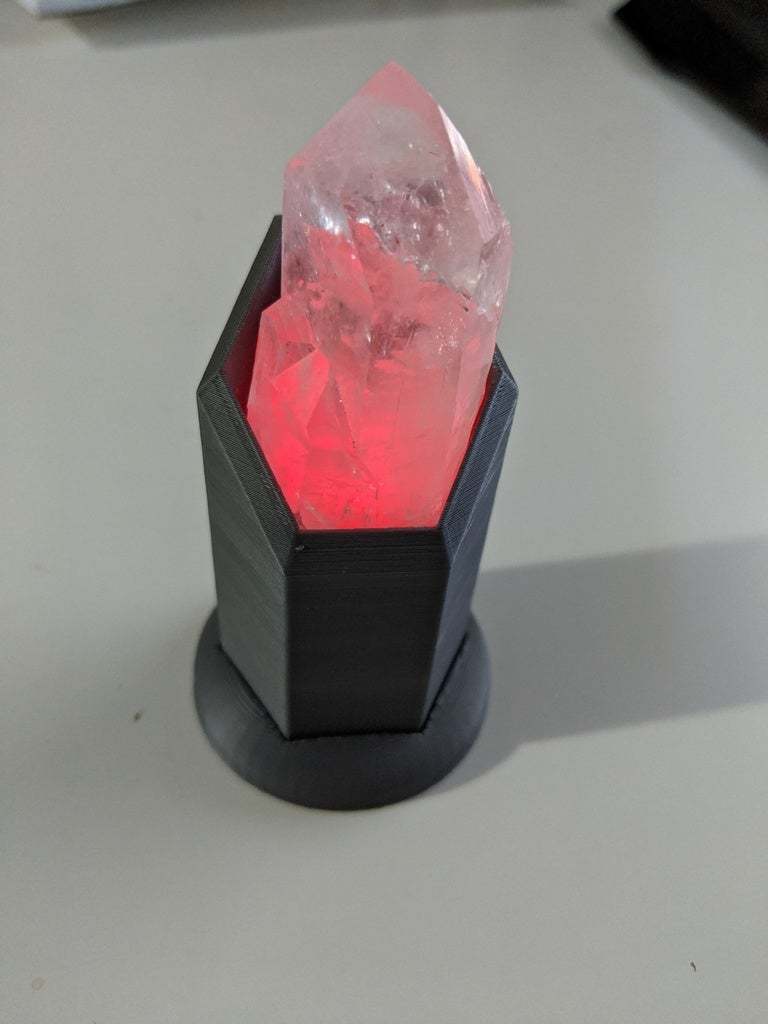 Free STL file Quartz Crystal LED Stand 🔮 (STEP)・3D print model to ...
