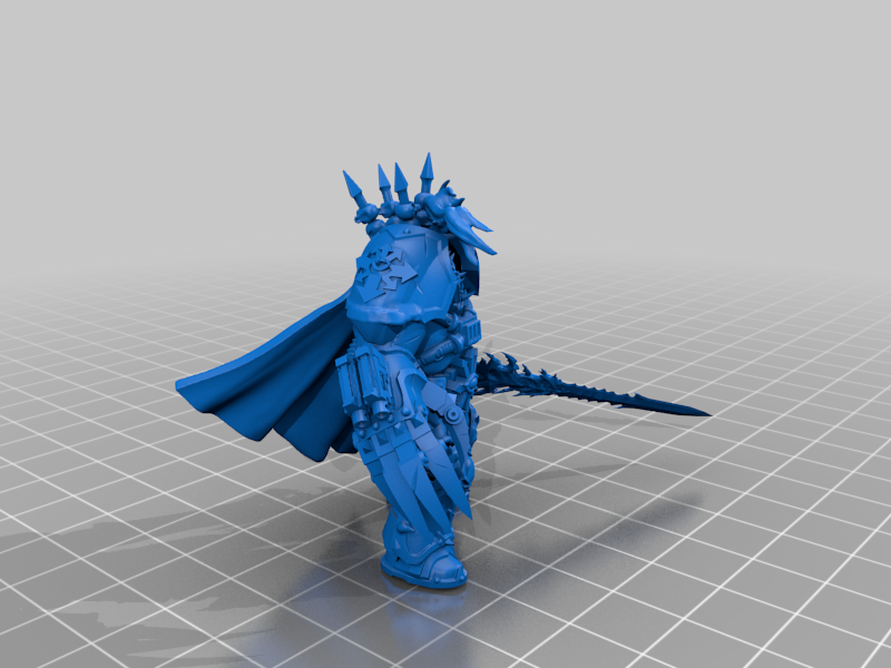 🎨 Helmeted Abaddon・Free STL File for ・Cults