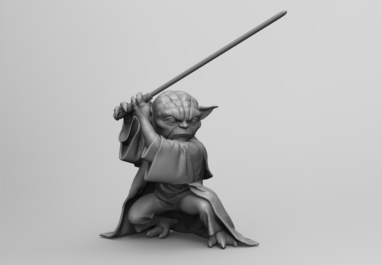 Master Yoda・ STL File for ・Cults