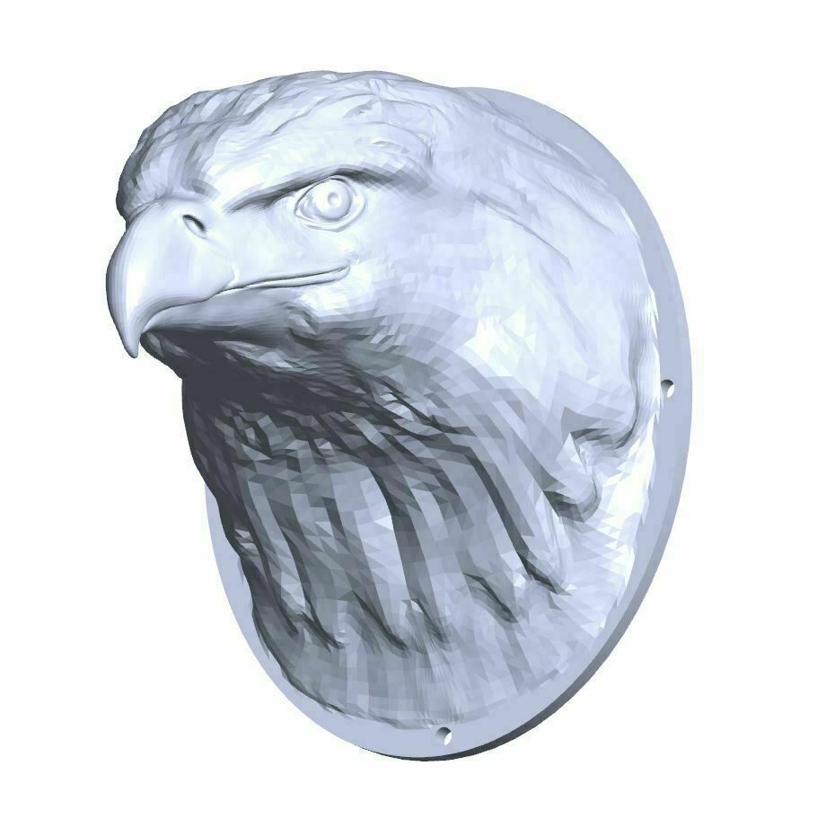 🦅 Eagle Head・Free STL File for ・Cults