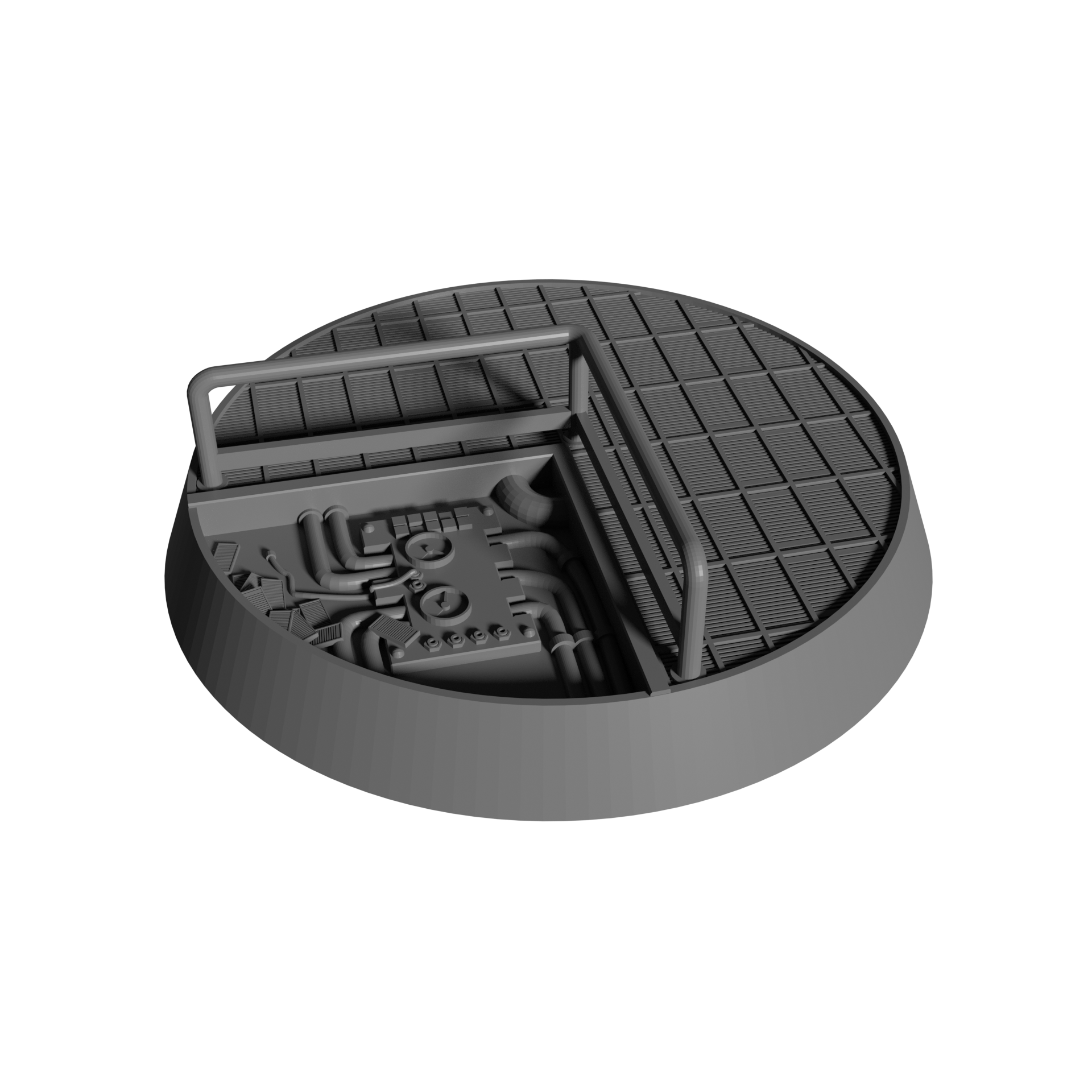 ⚔ 10x 32mm SciFi / Industrial / AdMech Bases for Warhammer 40k ...