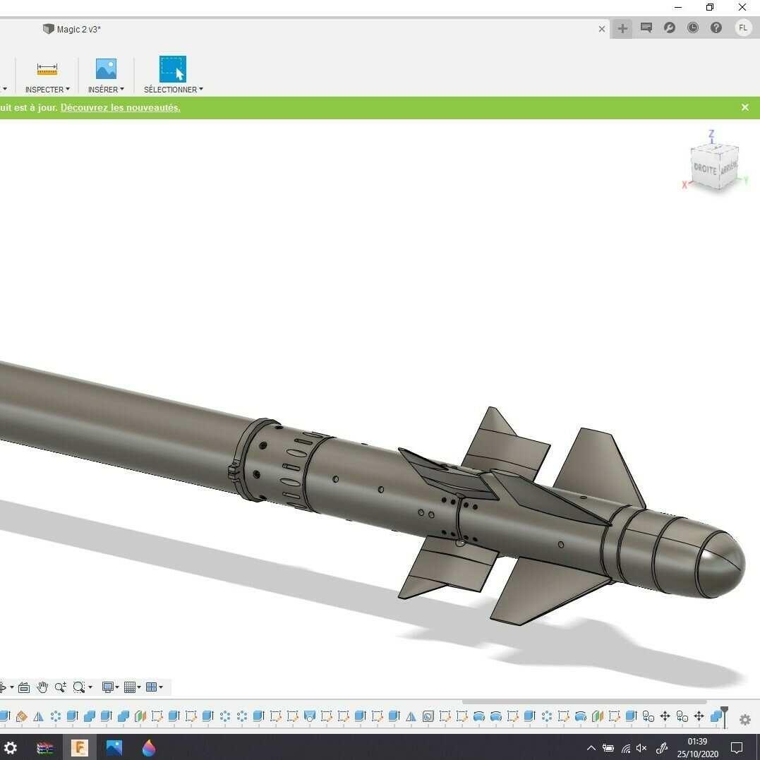 Archivo STL gratis Misil Matra Magic II 1/32 🪄 ・Plan para descargar y ...