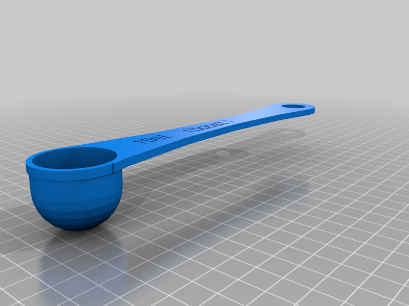 Free 3D file Long Handled Measuring spoon 15ml, tbsp 🥄・3D printable ...