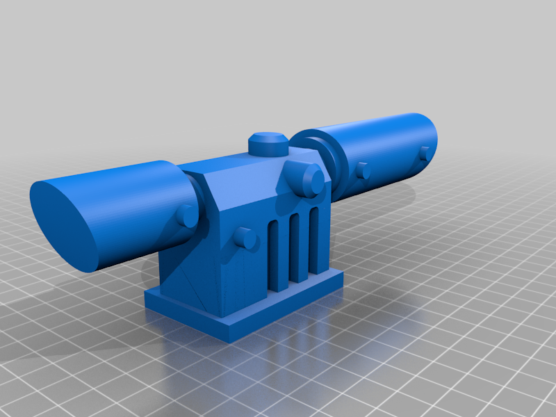 🎲 40k Cosplay Lazgun Scope・Free STL File for ・Cults