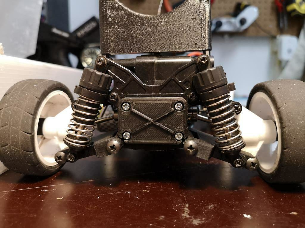 Archivo STL gratuito Tamiya TL-01 refuerzo trasero del chasis ...